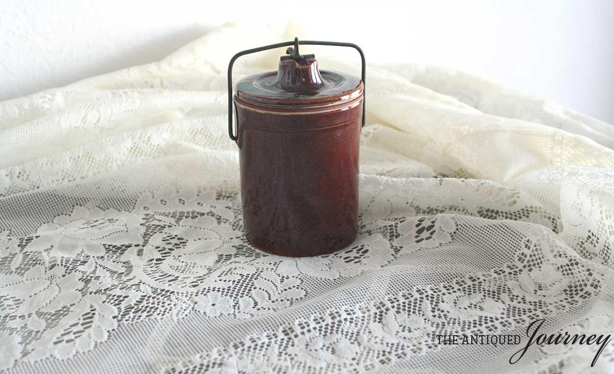 Decorating Ideas for Vintage Crocks - The Antiqued Journey