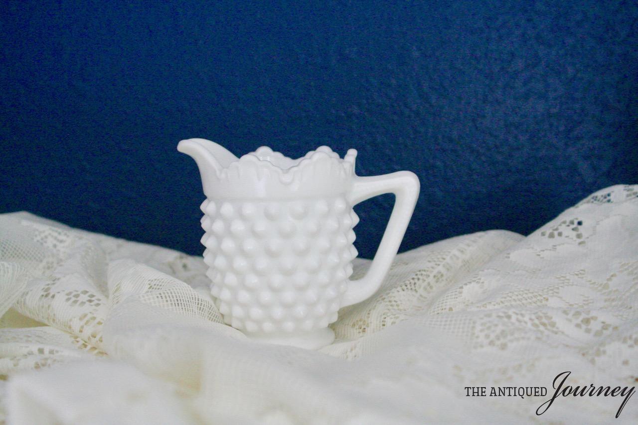Decorating Ideas for Hobnail Glass - The Antiqued Journey