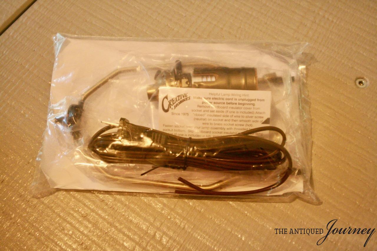 How To Re-Wire A Vintage Lamp - The Antiqued Journey