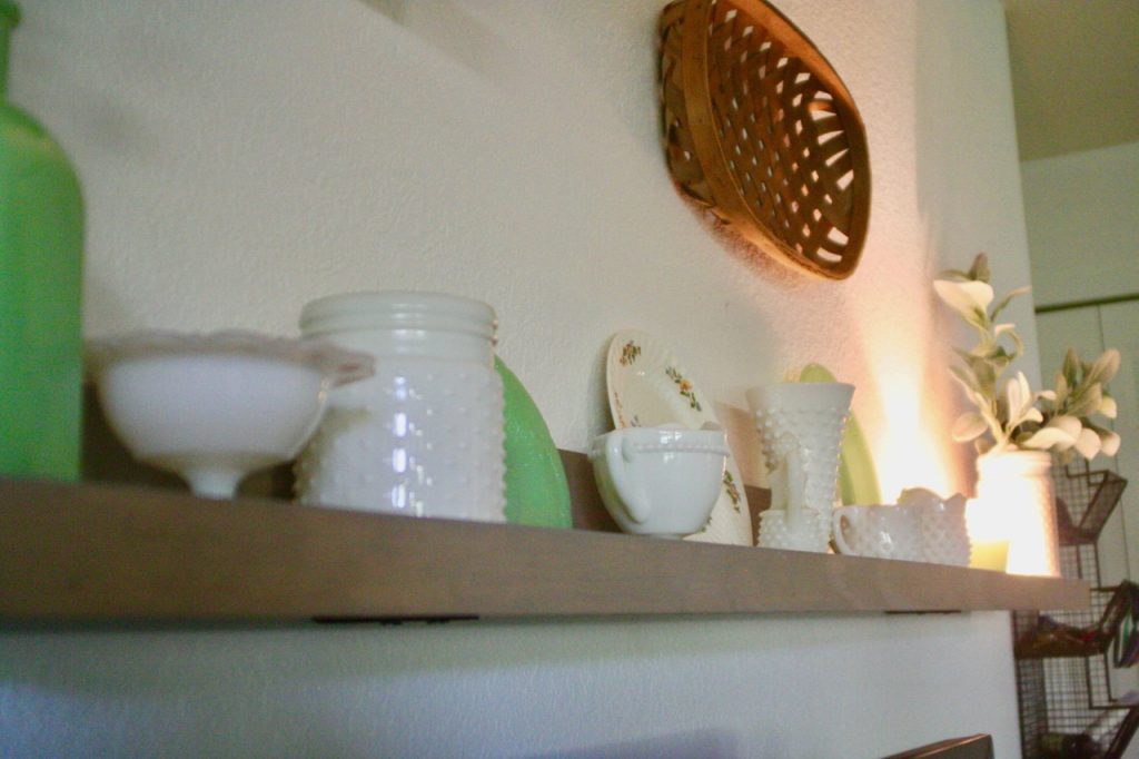 How To Style A Picture Rail Using Vintage Finds - The Antiqued Journey