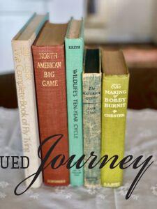 3 Ways To Decorate With Vintage Books - The Antiqued Journey