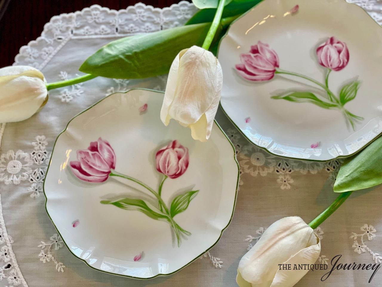 Thrifting For Vintage Spring Decor - The Antiqued Journey