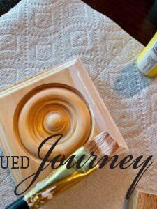 DIY Pumpkin Decor with Wooden Rosettes - The Antiqued Journey