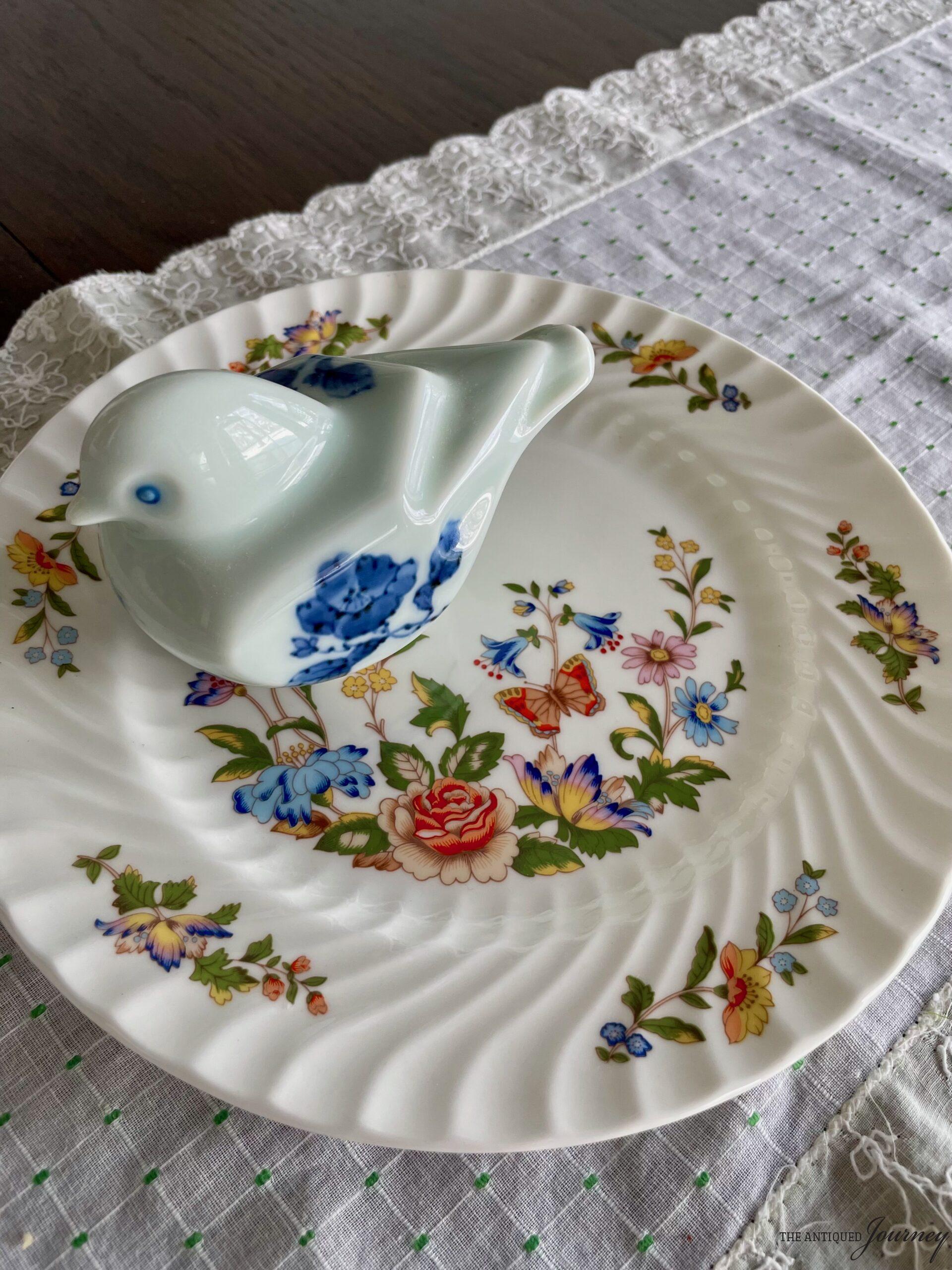 Pretty Spring Cloche Ideas with Vintage Decor - The Antiqued Journey
