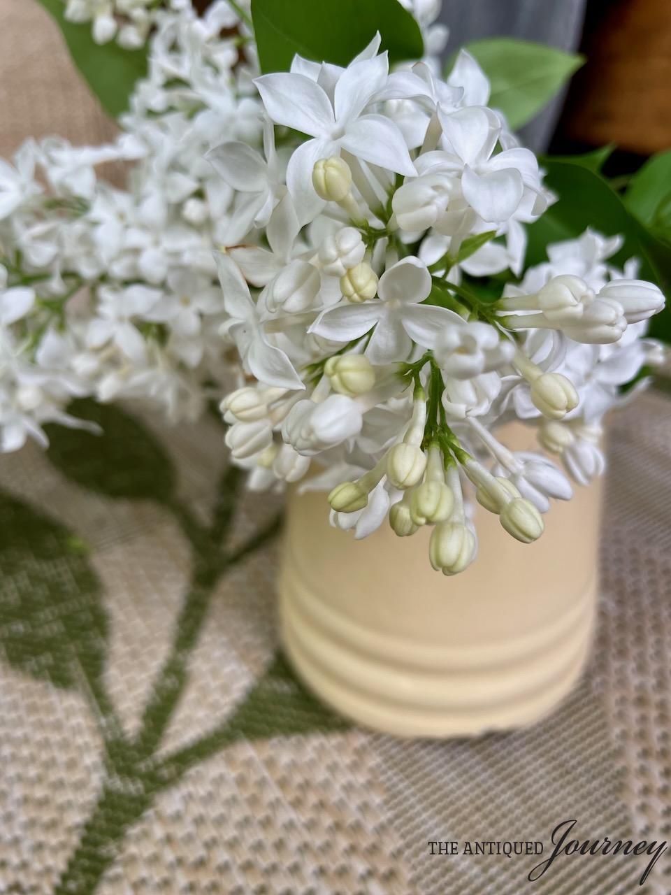 Quick and Simple Flower Displays for Summer - The Antiqued Journey