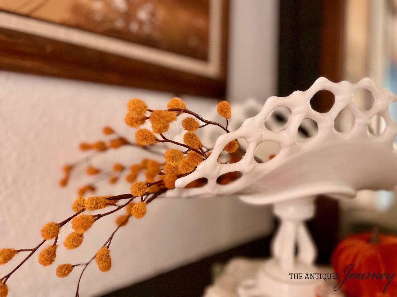 Styling Tips for Fall Faux Stems - The Antiqued Journey