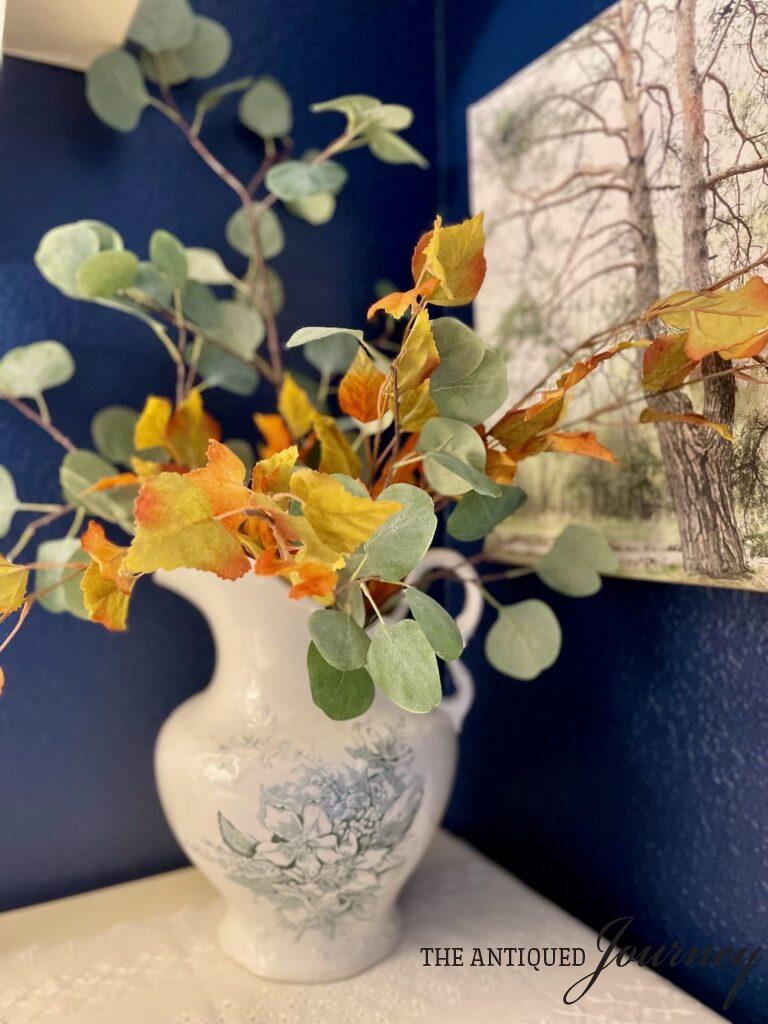 Styling Tips for Fall Faux Stems - The Antiqued Journey