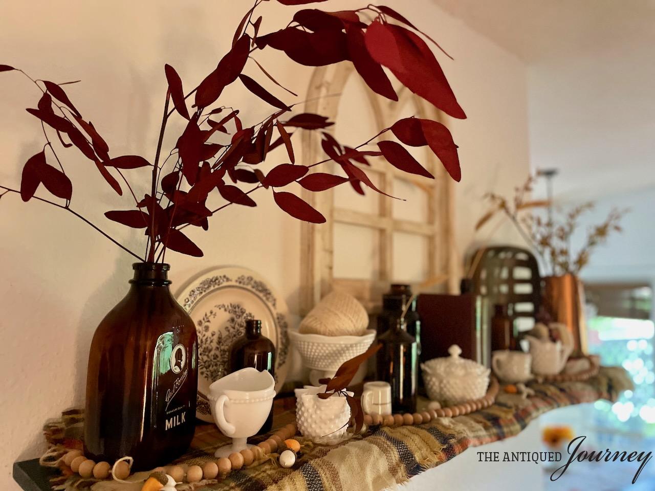 Styling Tips for Fall Faux Stems - The Antiqued Journey