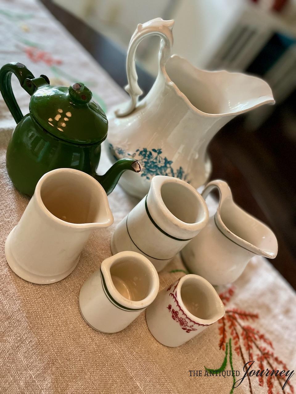 Vintage Café Creamer Decor Ideas - The Antiqued Journey