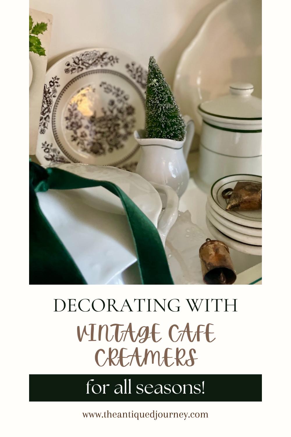 Cute Vintage Decor Ideas for Café Creamers - The Antiqued Journey