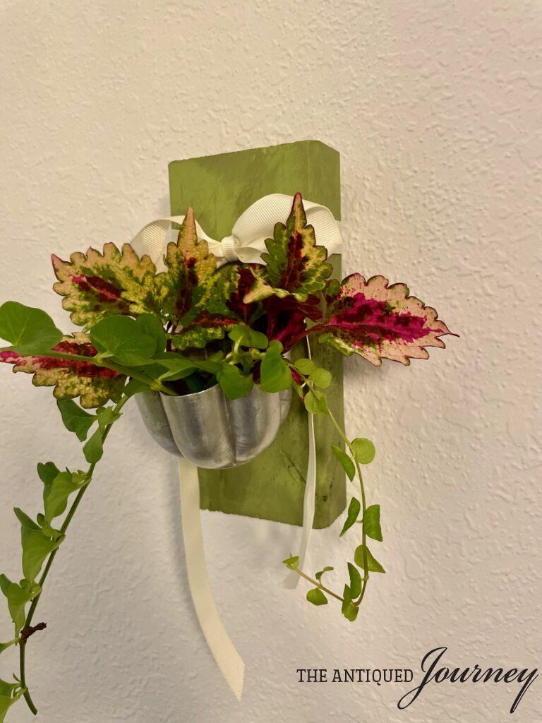 Up-Cycle Tin Molds Into Stylish Vintage Wall Pockets - The Antiqued Journey