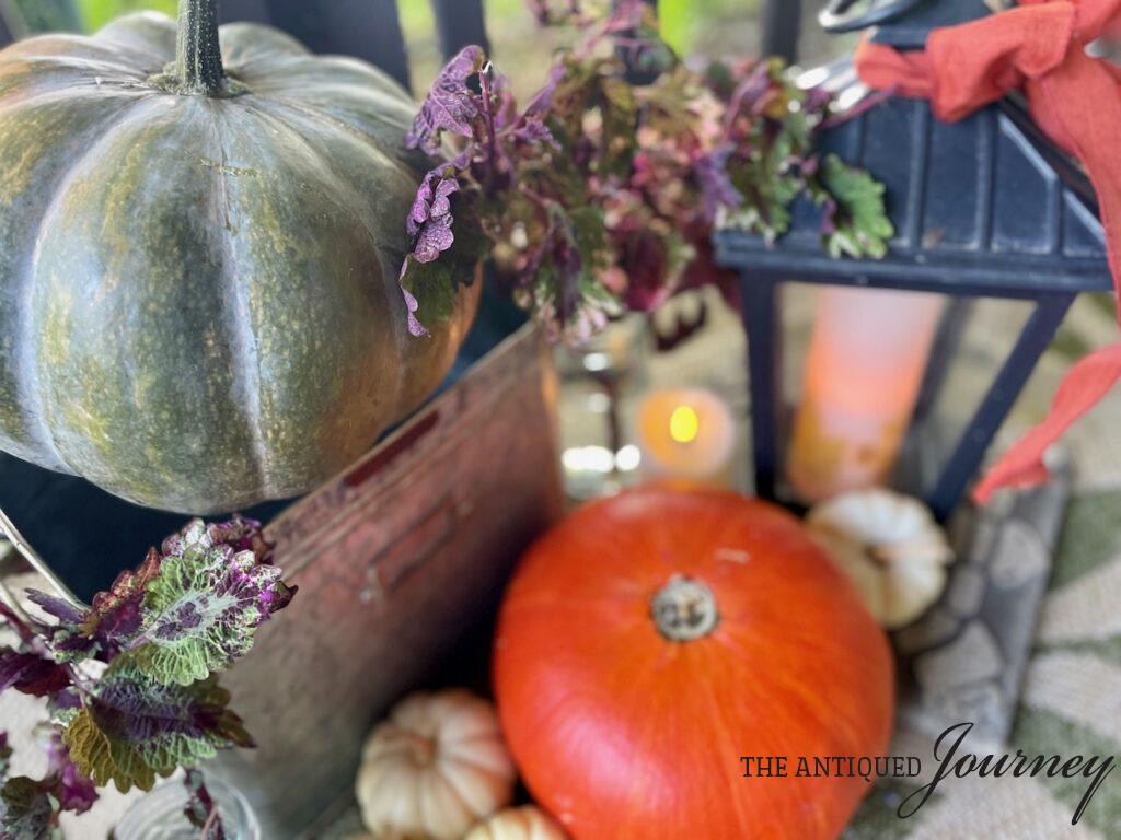 Thrifty Fall Porch Decor and Patio Ideas with Everyday Items - The ...