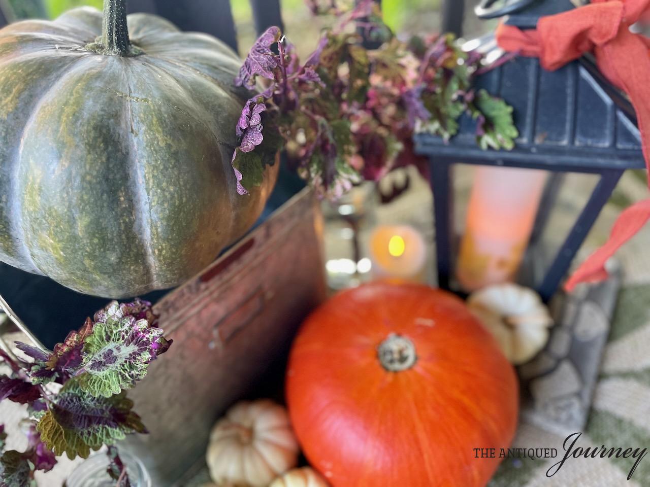 Thrifty Fall Porch Decor and Patio Ideas with Everyday Items - The ...