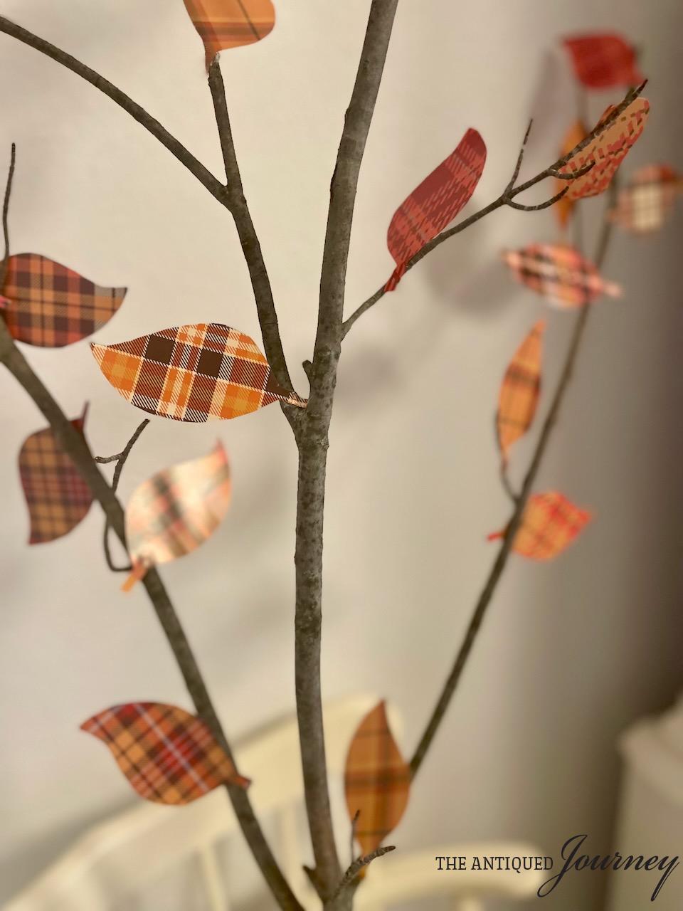 How to Make a Thanksgiving Gratitude Tree with Paper Leaves - The ...